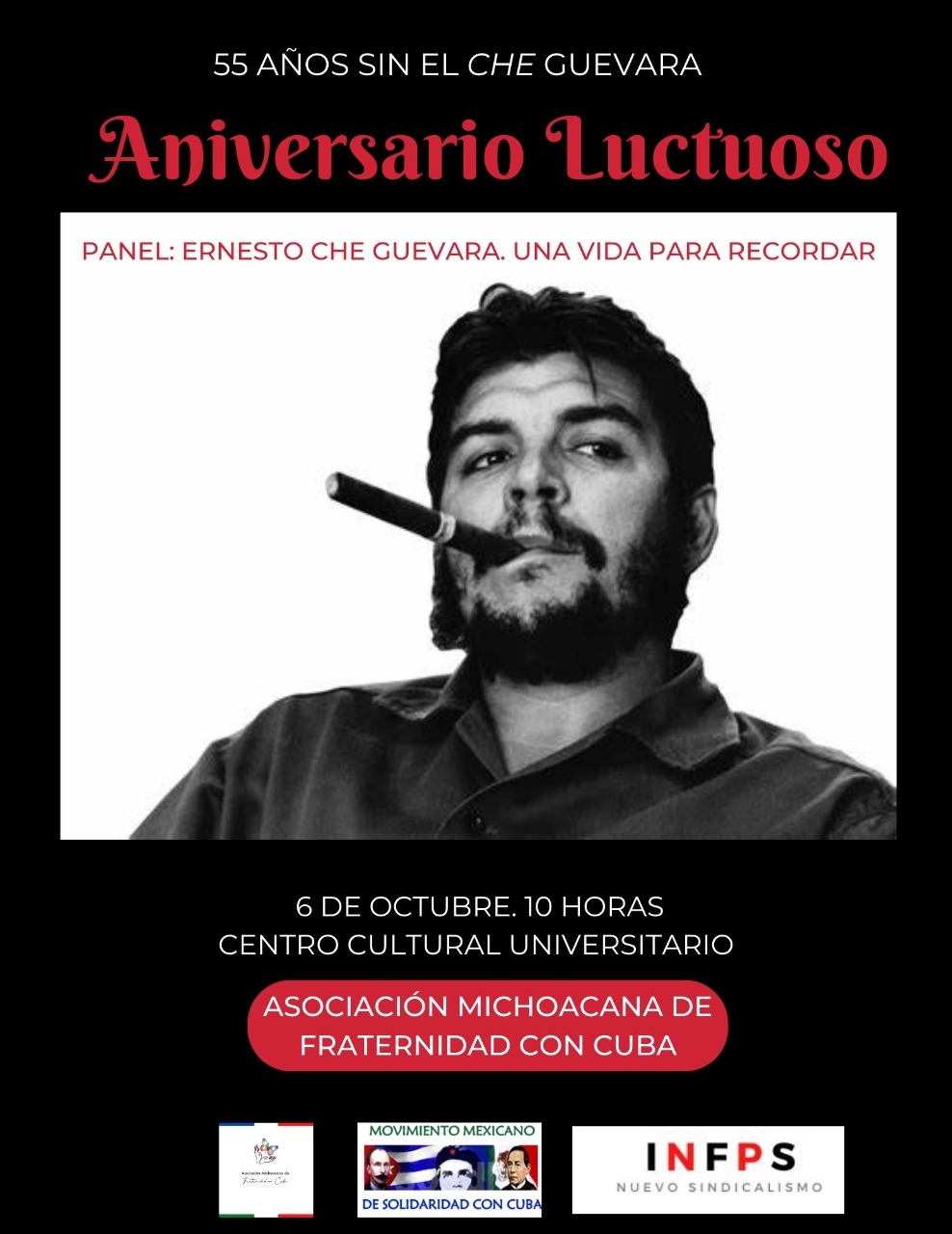 55 años sin el Che.680 días, una hora con 30 minutos y 59 segundos del ...