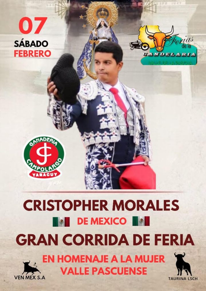 CRISTOPHER MORALES EN LA FERIA DE VALLE DE LA PASCUA (VENEZUELA ...